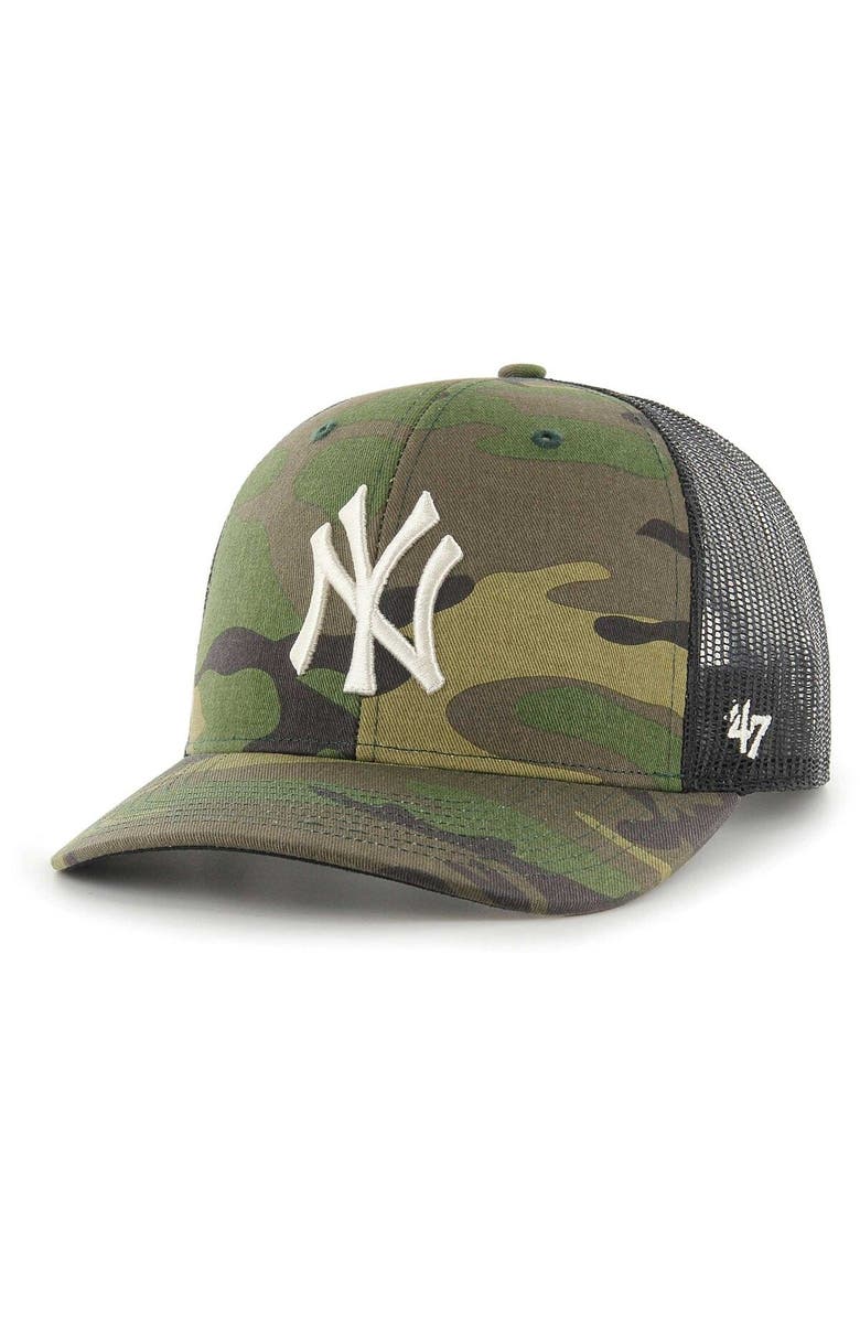 '47 Men's '47 Camo New York Yankees Trucker Snapback Hat | Nordstrom