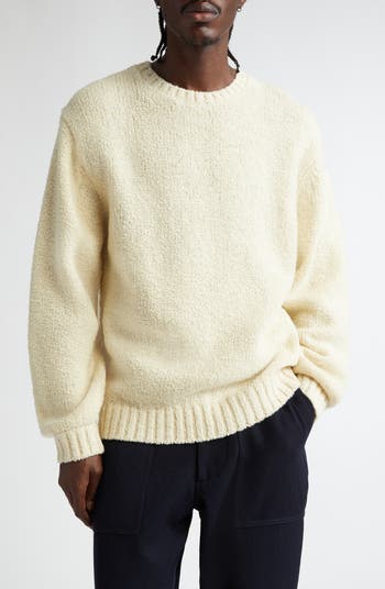 BEAMS Corkscrew Wool Crewneck Sweater | Nordstrom