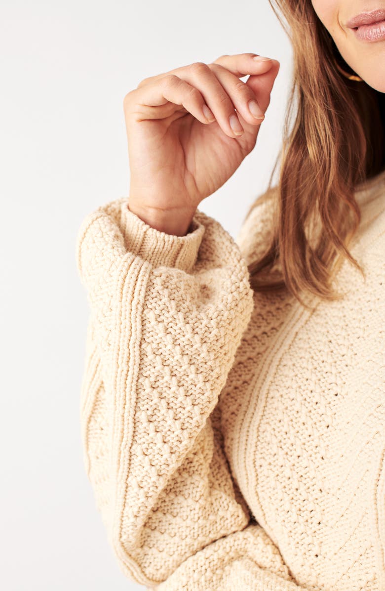 Faherty Becket Fisherman Cable Knit Sweater | Nordstromrack