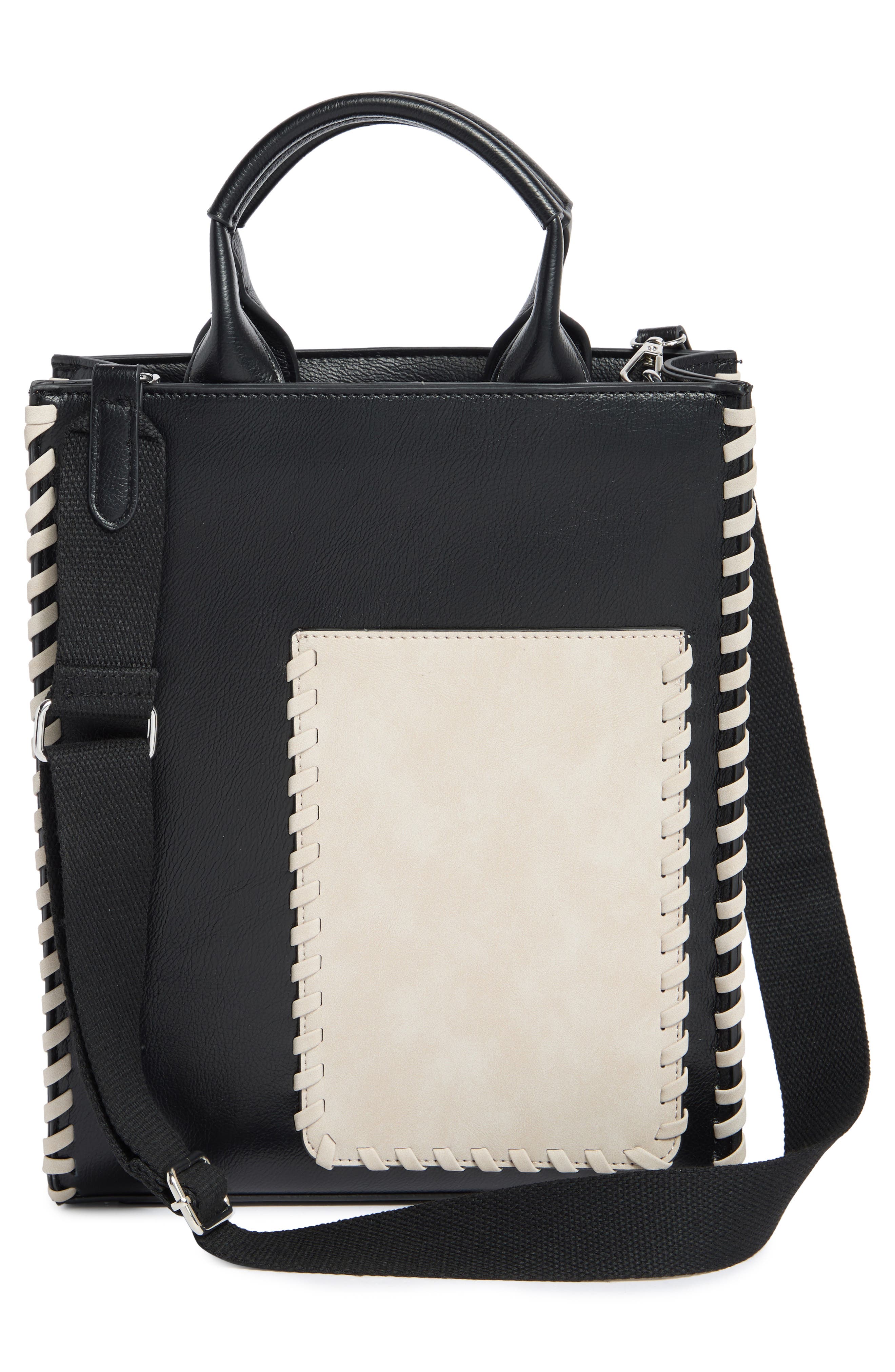 BCBG Two Tone Mini Whipstitch Tote Bag | Nordstromrack