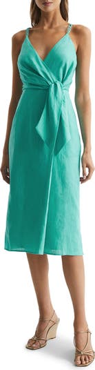Reiss Esme Linen Dress | Nordstromrack