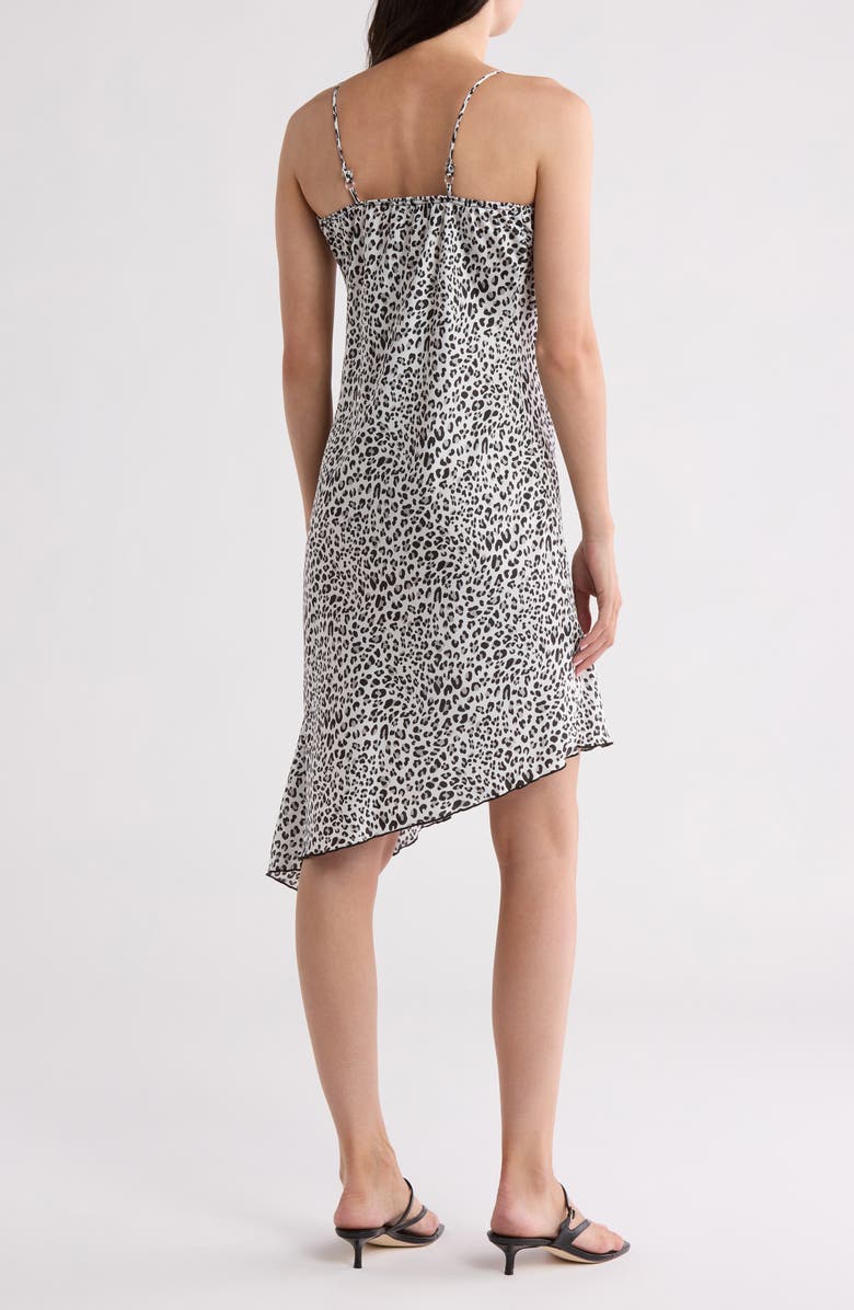 Velvet Torch Zebra Print Faux Wrap Midi Slipdress | Nordstromrack