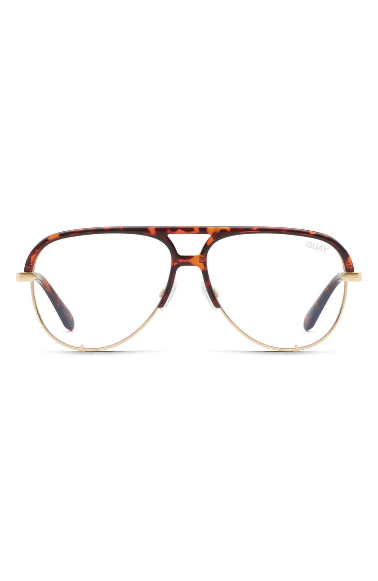 QUAY High Key Mini Remixed 60mm Aviator Sunglasses | Nordstromrack