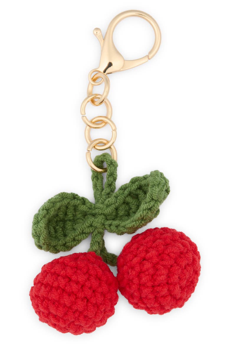 Crochet Cherry Bag Charm (Women) | Nordstromrack