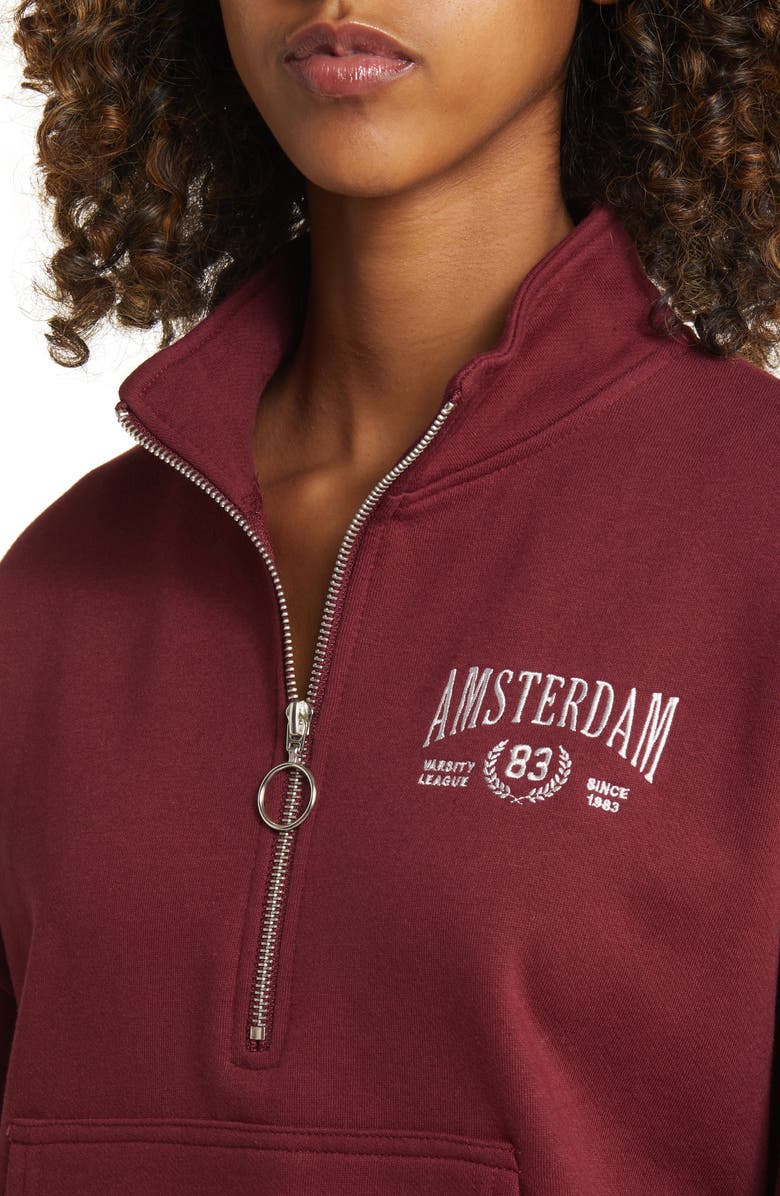 Vinyl Icons Amsterdam Quarter Zip Fleece Pullover | Nordstromrack