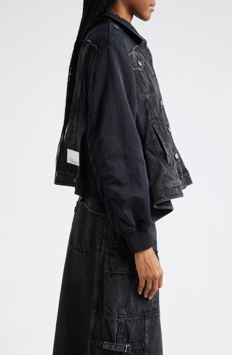 3.1 Phillip Lim Hybrid Denim Flight Jacket | Nordstromrack
