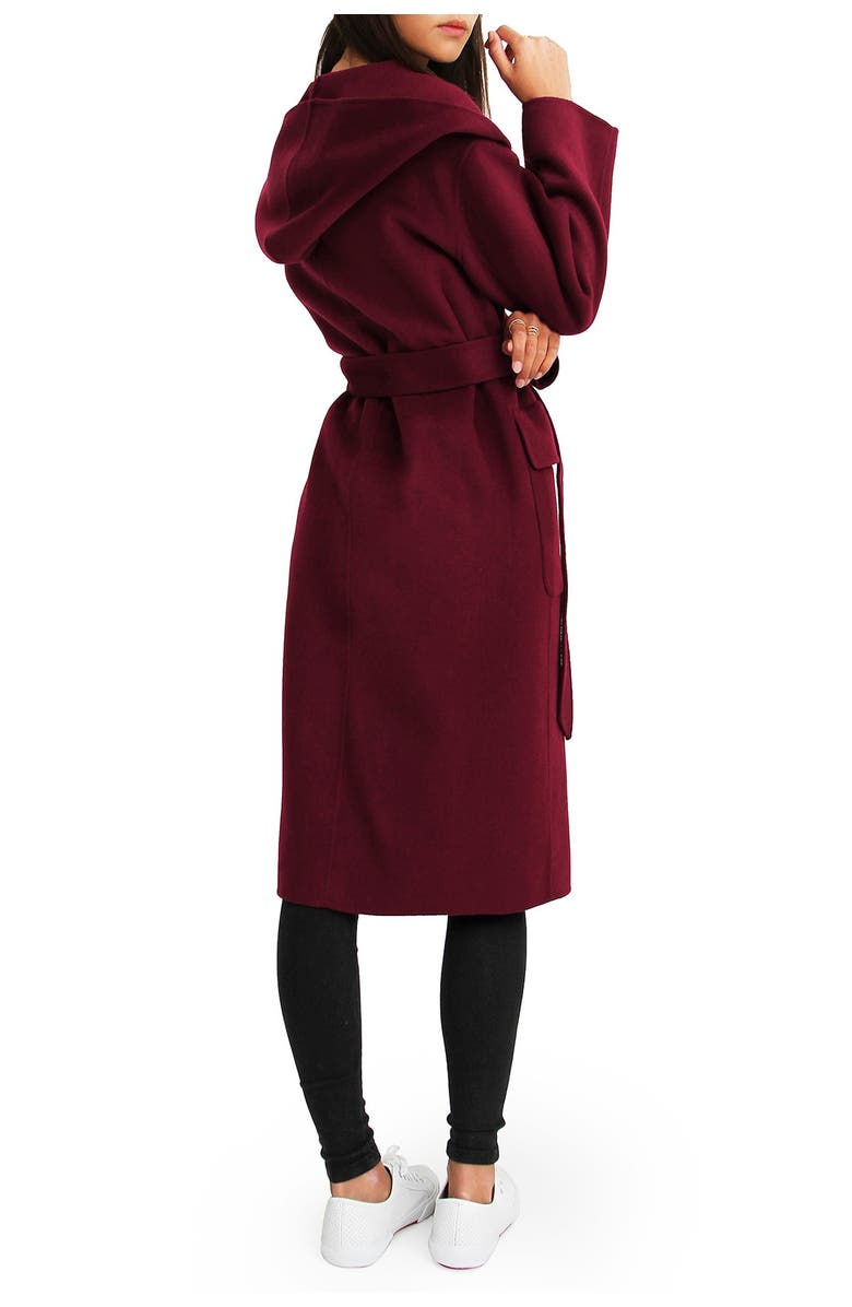 Belle & Bloom Runaway Wool Blend Robe Coat | Nordstromrack