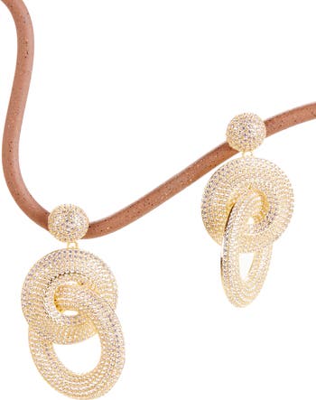 Cult Gaia Sonya Crystal Drop Earrings | Nordstromrack