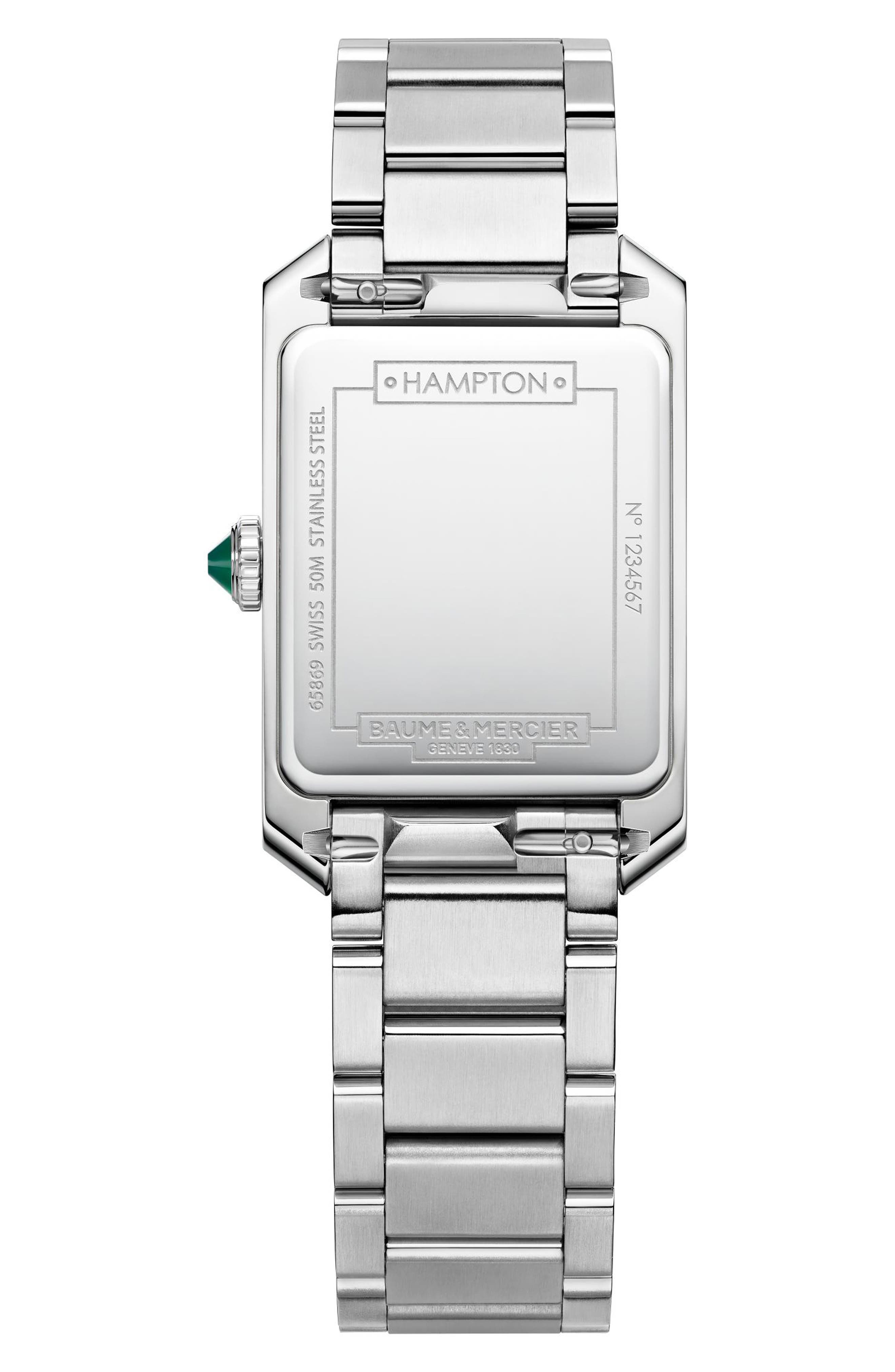 Baume & Mercier Hampton 10631 Automatic Bracelet Watch, 35mm | Nordstrom