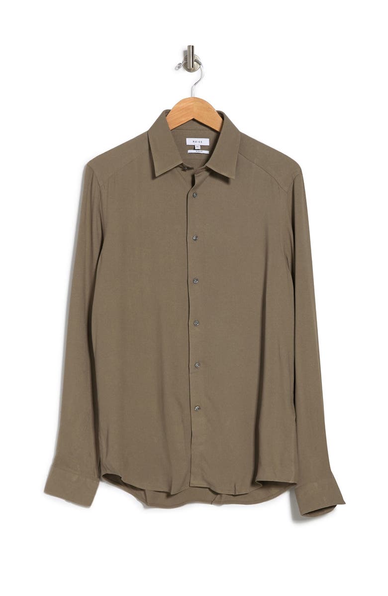 Reiss Jimmy Crepe Slim Fit Shirt | Nordstromrack