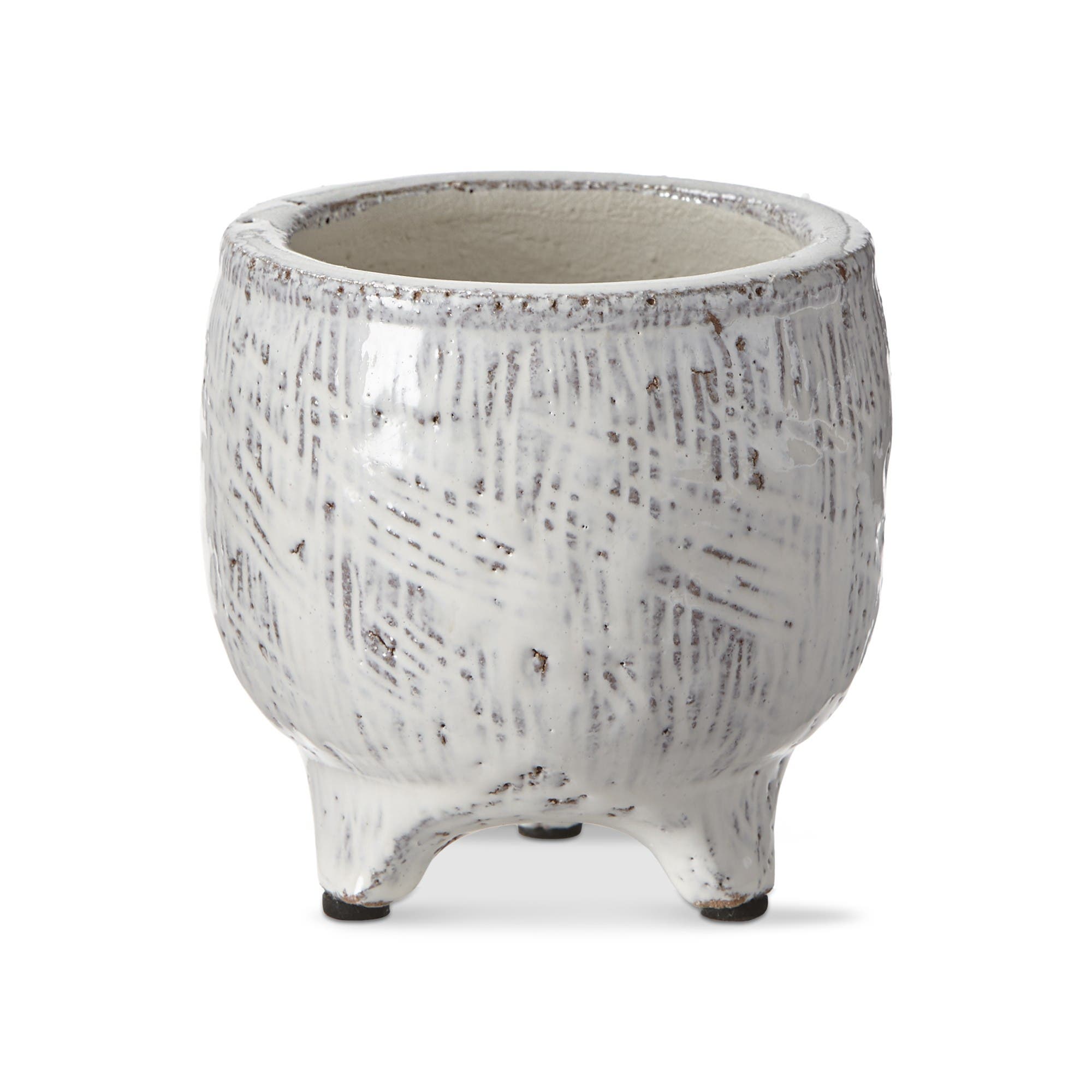 tag Laguna Textured Footed Planter White Glazed Terracotta | Nordstrom