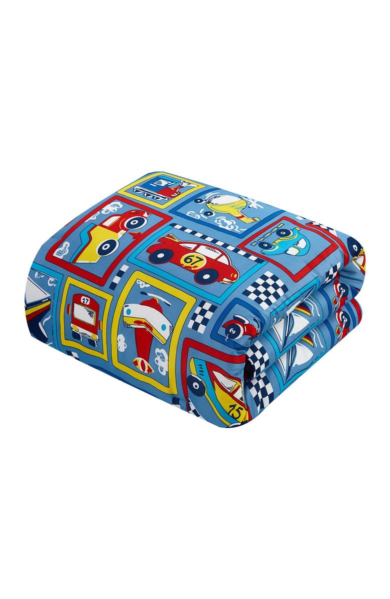 CHIC Full Nascar Fun "High Speed" Vehicles Theme Printed Comforter Set ...