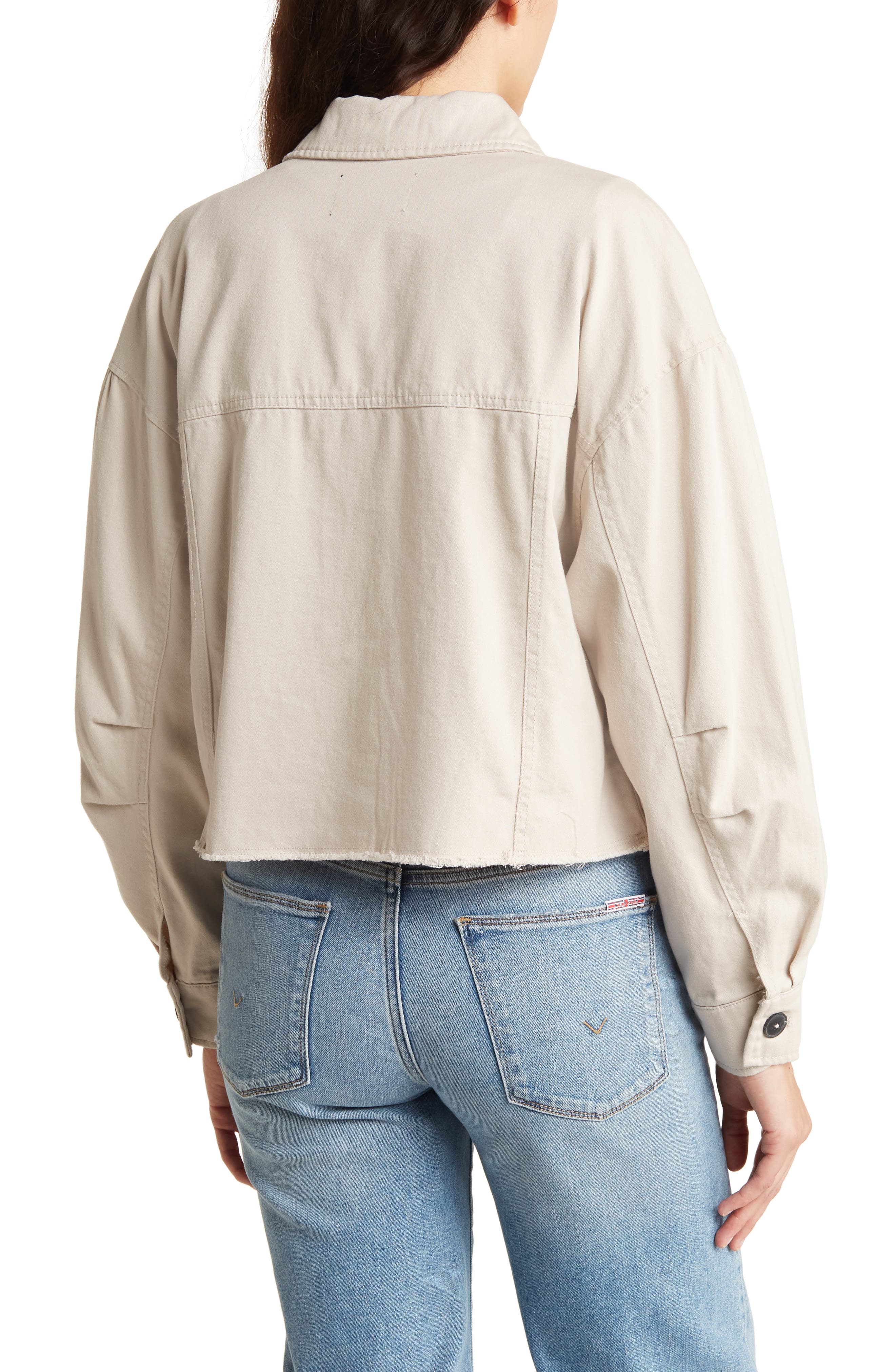RACHEL Rachel Roy Raw Hem Utility Jacket | Nordstromrack