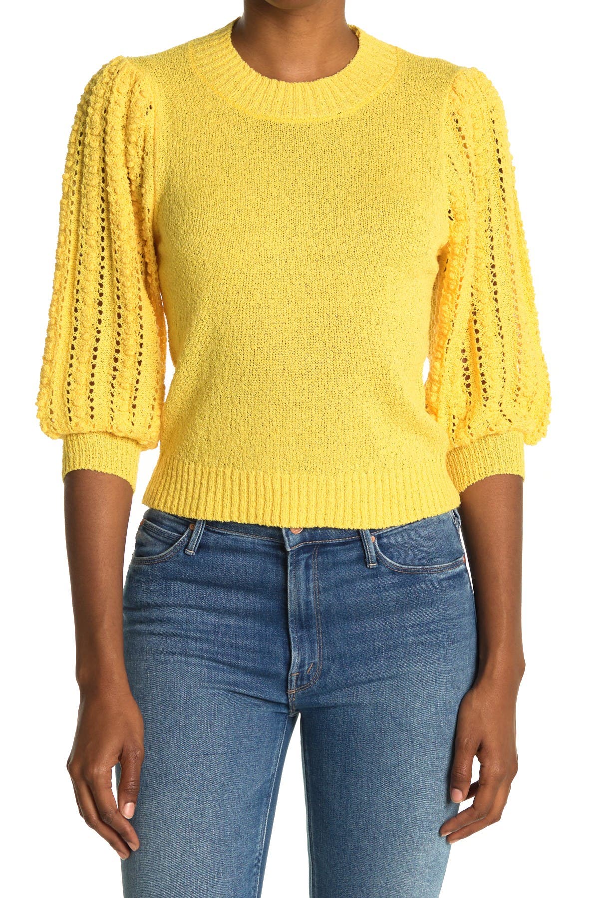 Heartloom Puffed 3/4 Sleeve Knit Sweater | Nordstromrack