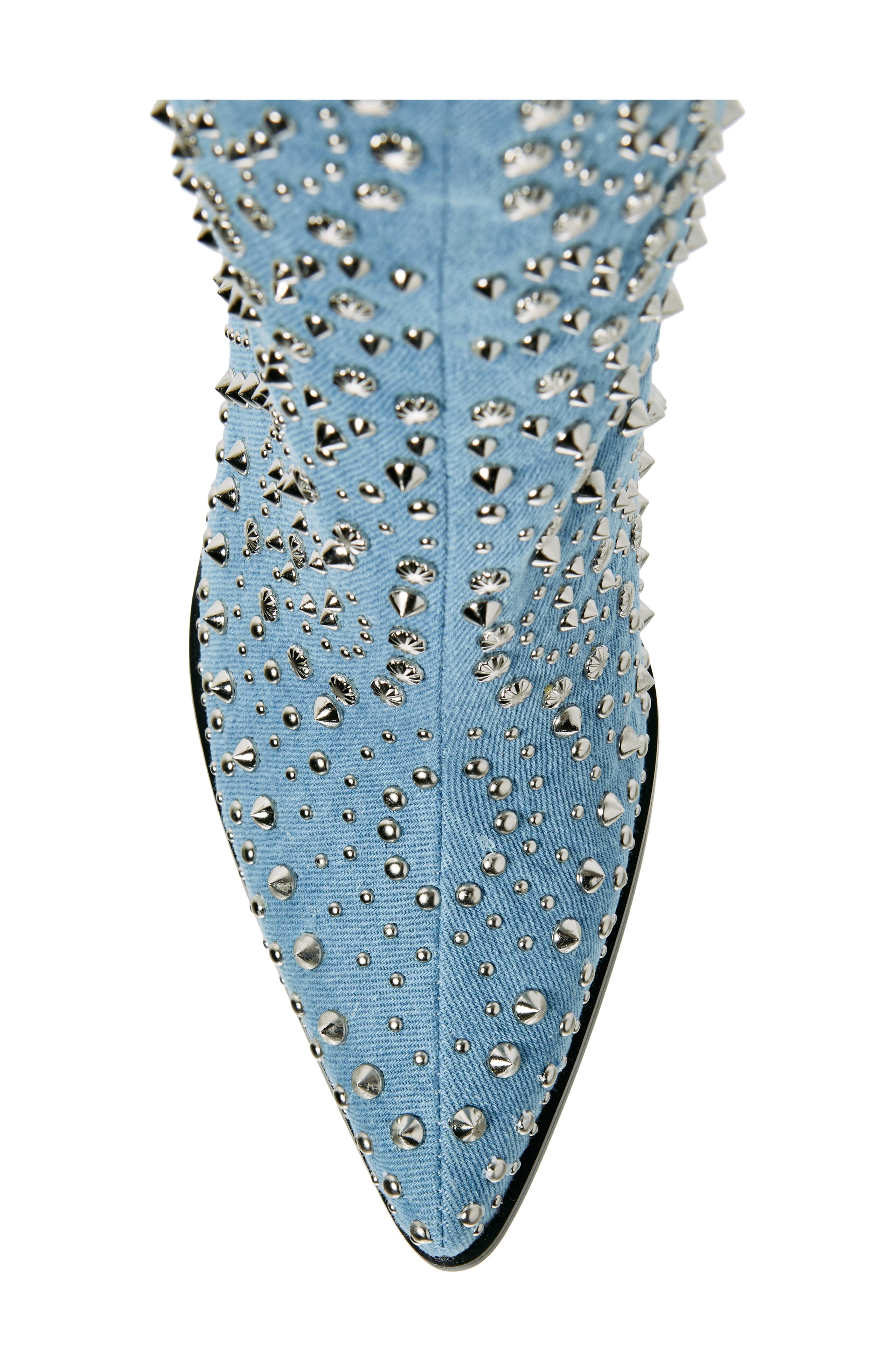 AZALEA WANG Texas Denim Western Boot (Women) | Nordstromrack