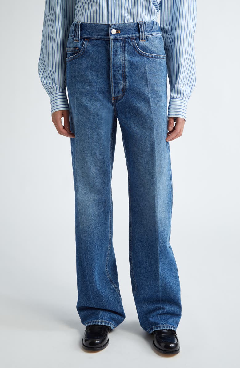Meryll Rogge Elastic Waist Straight Leg Jeans | Nordstromrack