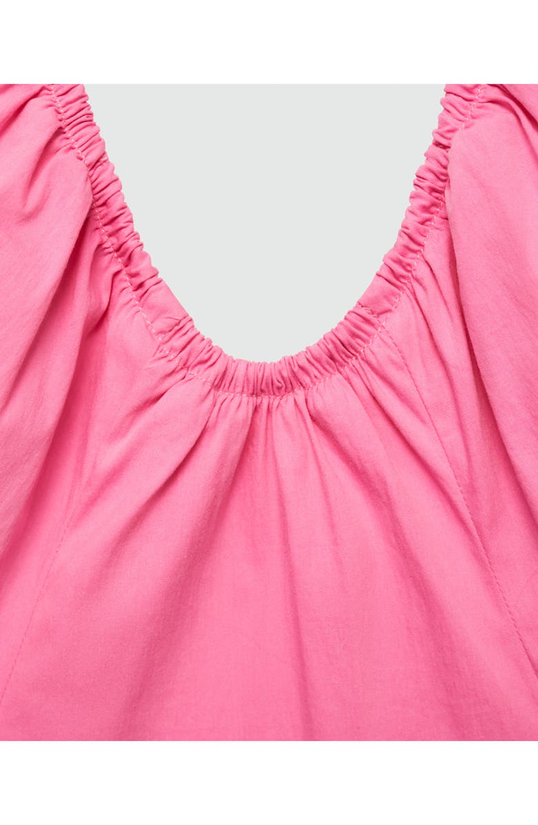 MANGO Ruched Cotton Blend Sundress | Nordstromrack