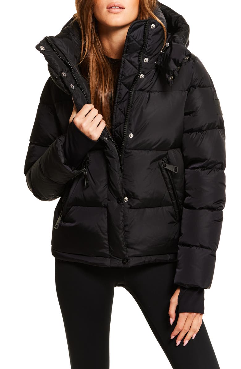 SAM. Remy Water Repellent Down Puffer Jacket with Removable Hood ...