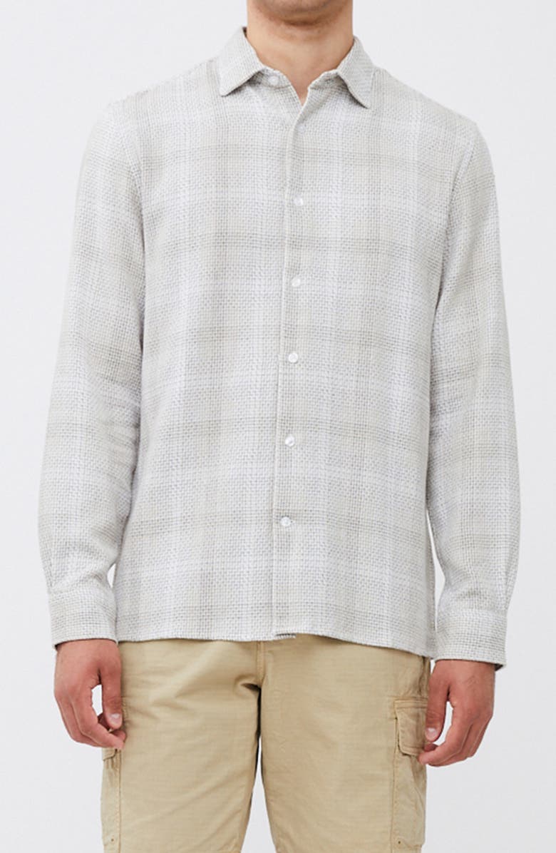 French Connection Barrow Dobby Check Button-Up Shirt | Nordstrom
