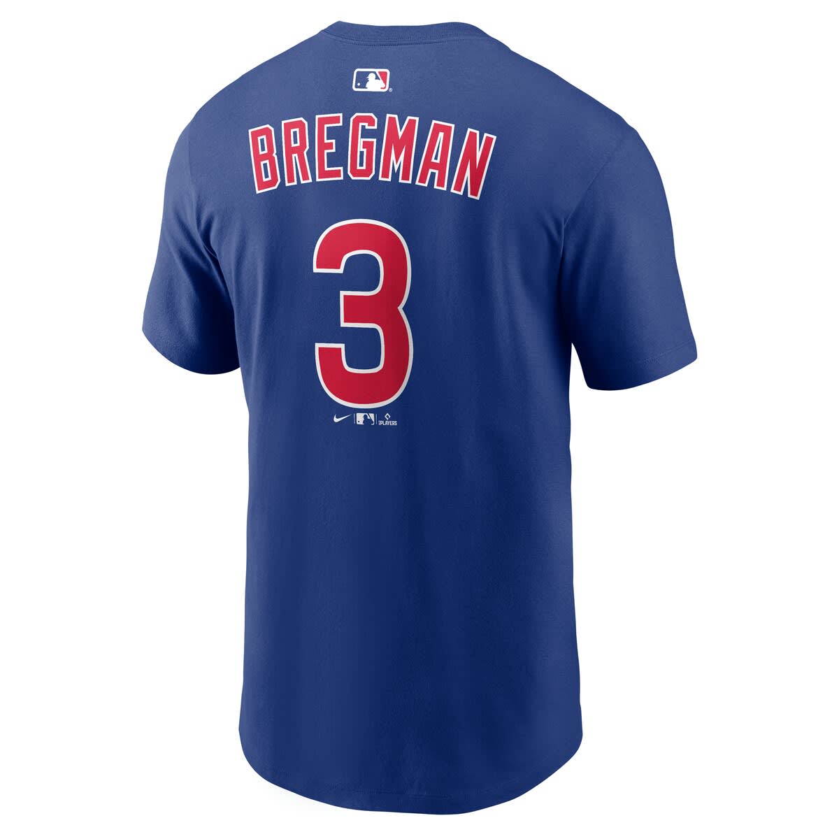 Nike Men's Nike Alex Bregman Royal Chicago Cubs Home Name & Number T ...