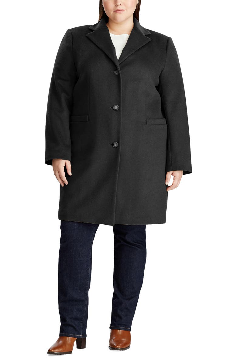 Lauren Ralph Lauren Wool Blend Reefer Coat | Nordstromrack