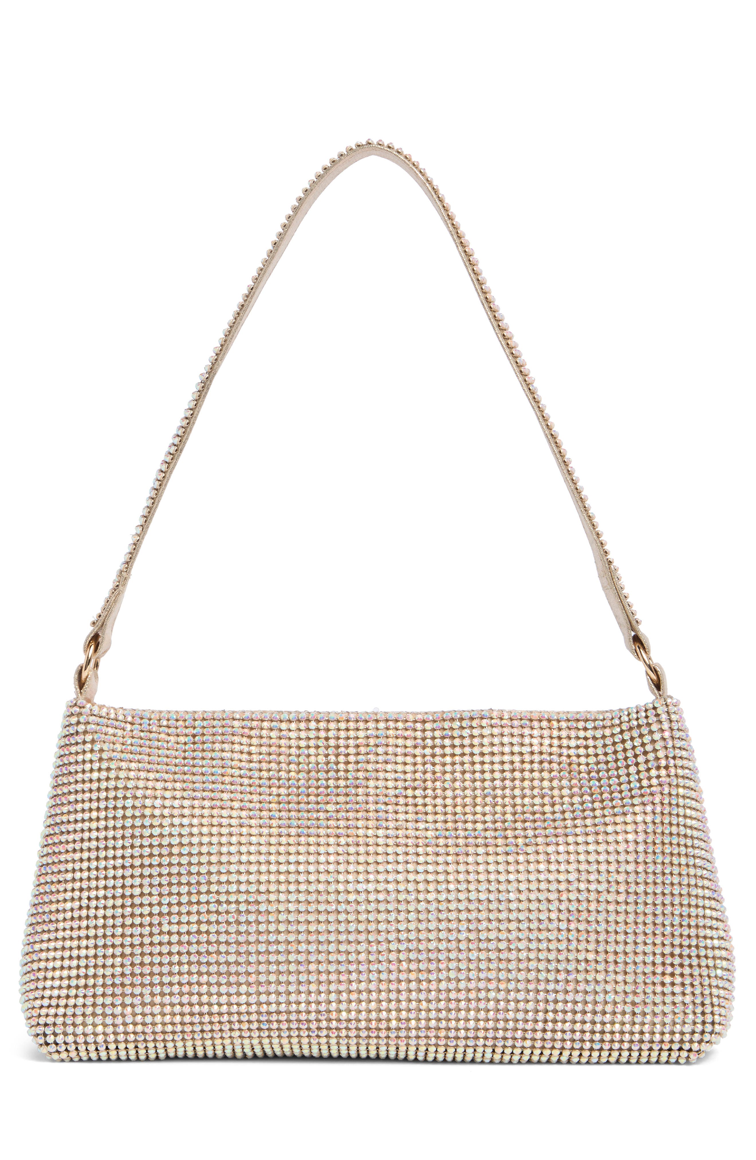 Jessica McClintock Jolene Rhinestone Embellished Shoulder Bag ...