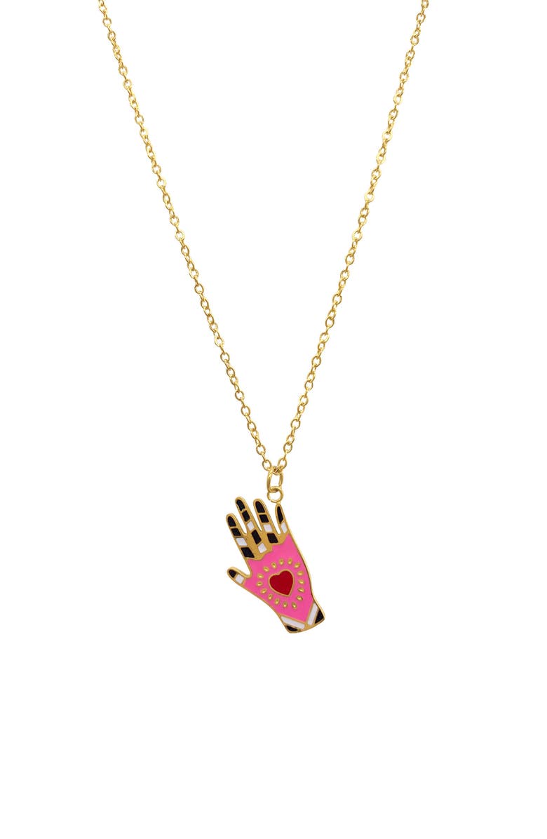 Adornia Hamsa Heart Pendant Necklace | Nordstromrack