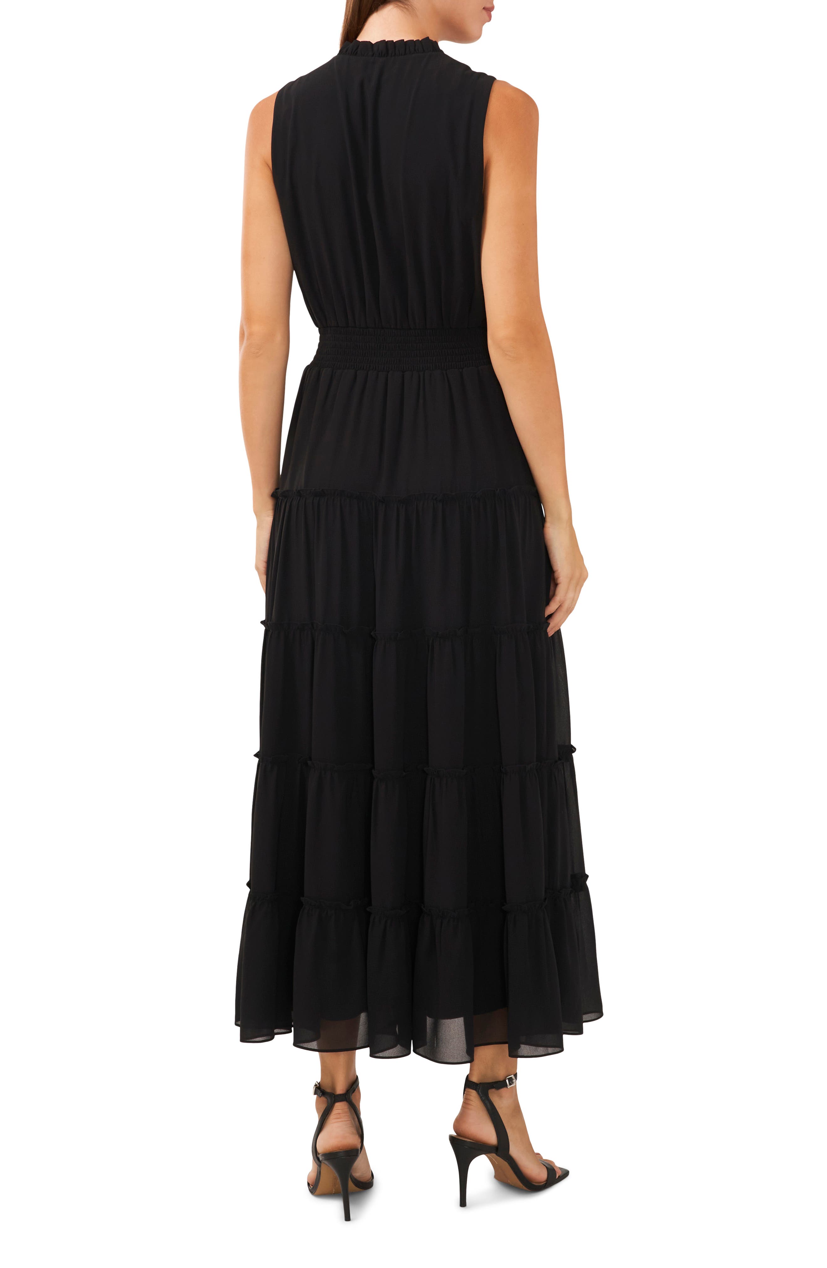 Halogen® Sleeveless Tiered Maxi Dress | Nordstromrack