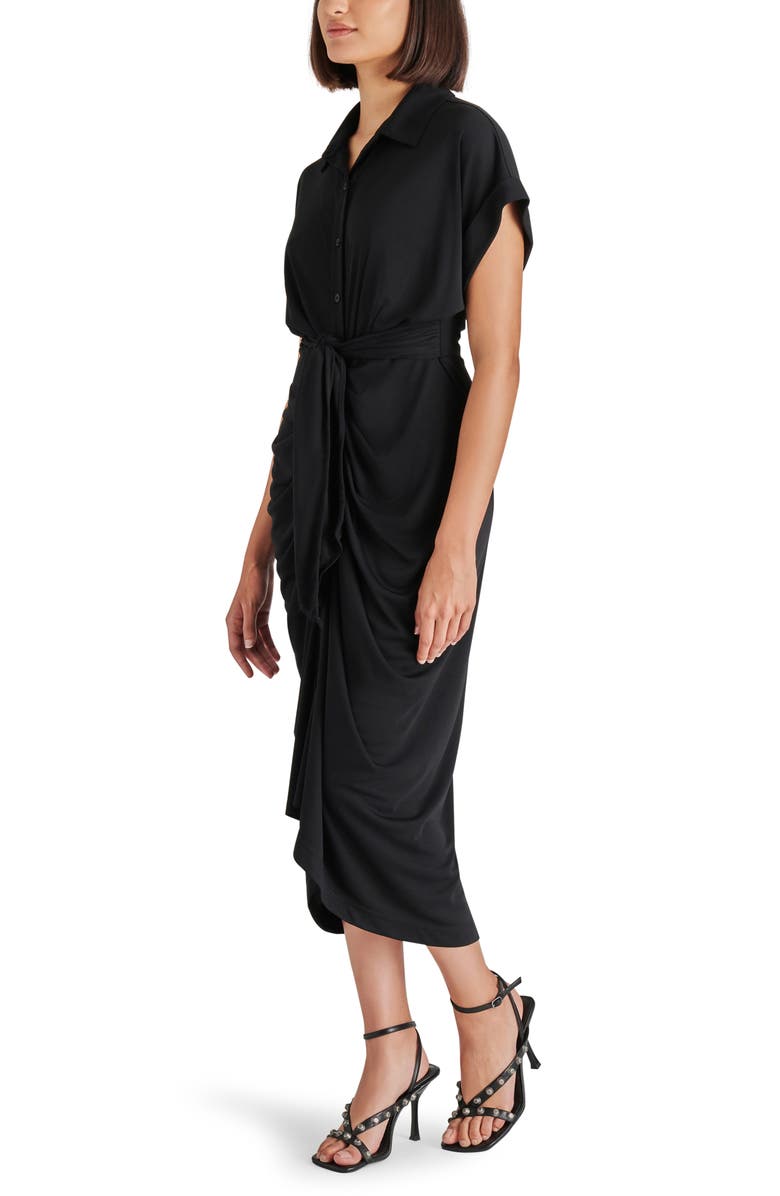 Steve Madden Tori Knit Midi Shirtdress | Nordstromrack