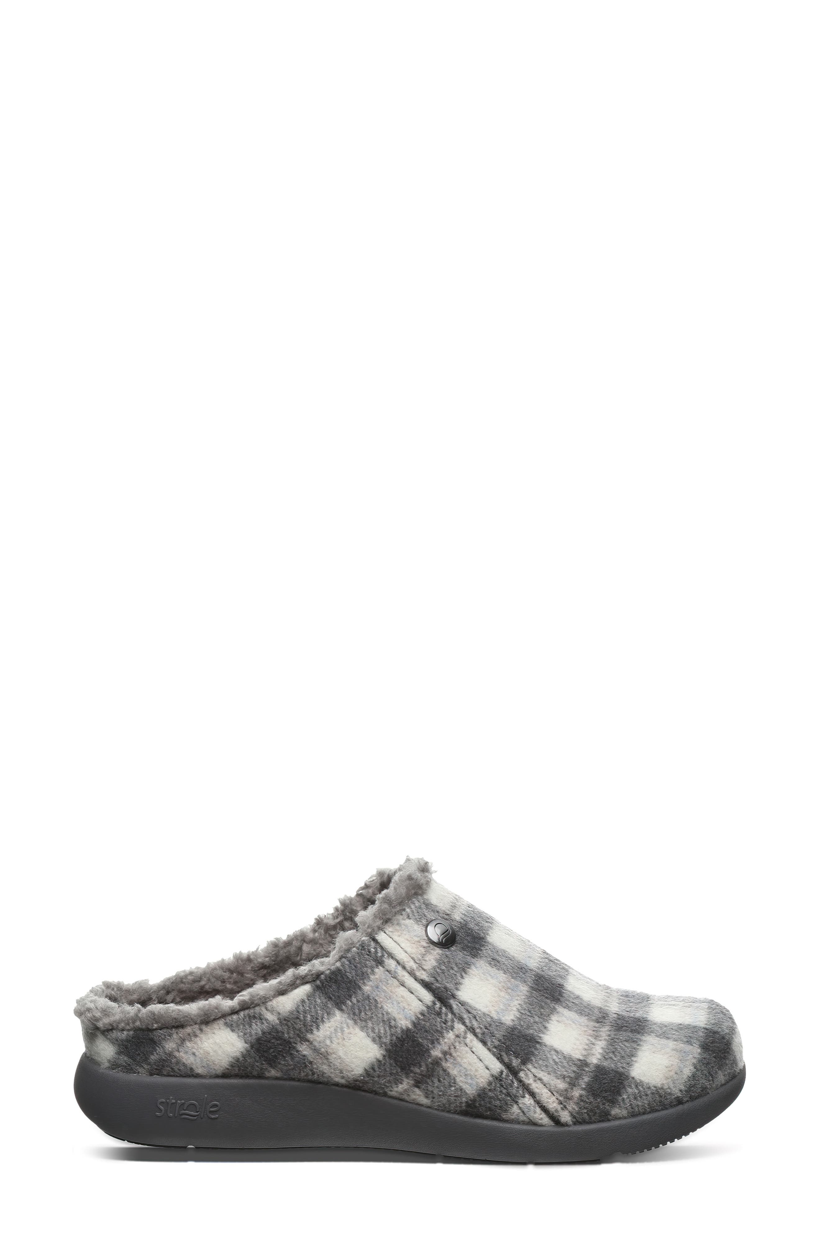 STROLE Snug Tartan Wool Slipper (Women) | Nordstrom