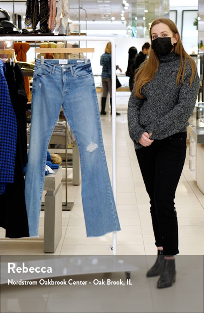 FRAME Le High (Bio)degradable Flare Degradable Organic Cotton Jeans ...