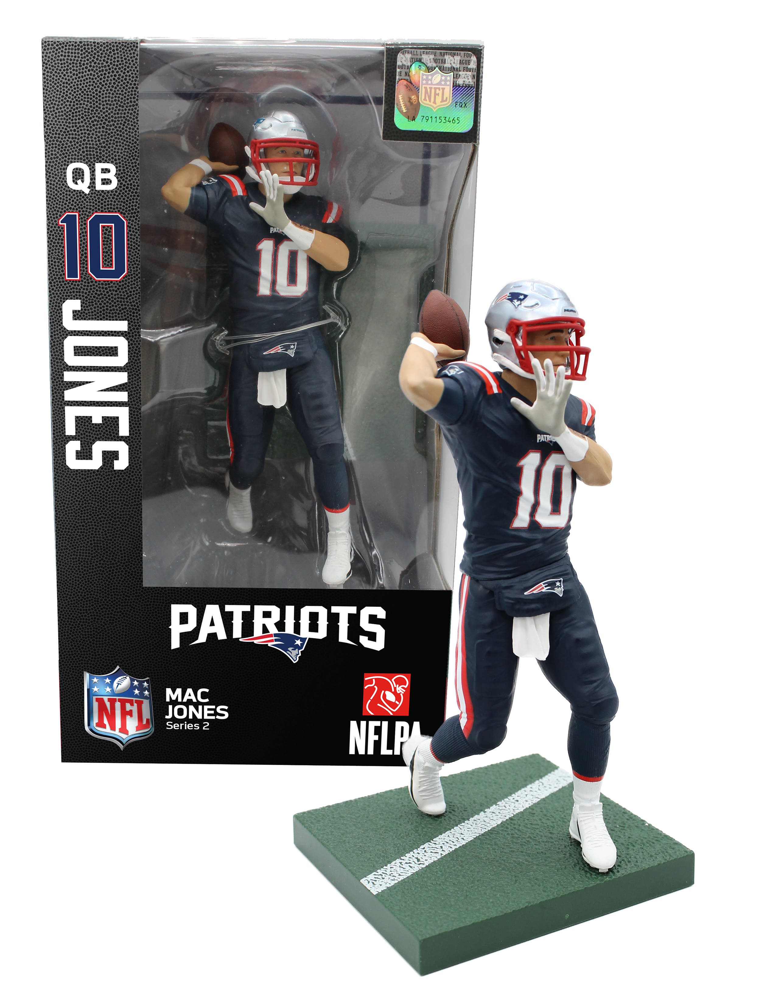 IMPORTS DRAGON Mac Jones (New England Patriots) Imports Dragon NFL 6 ...