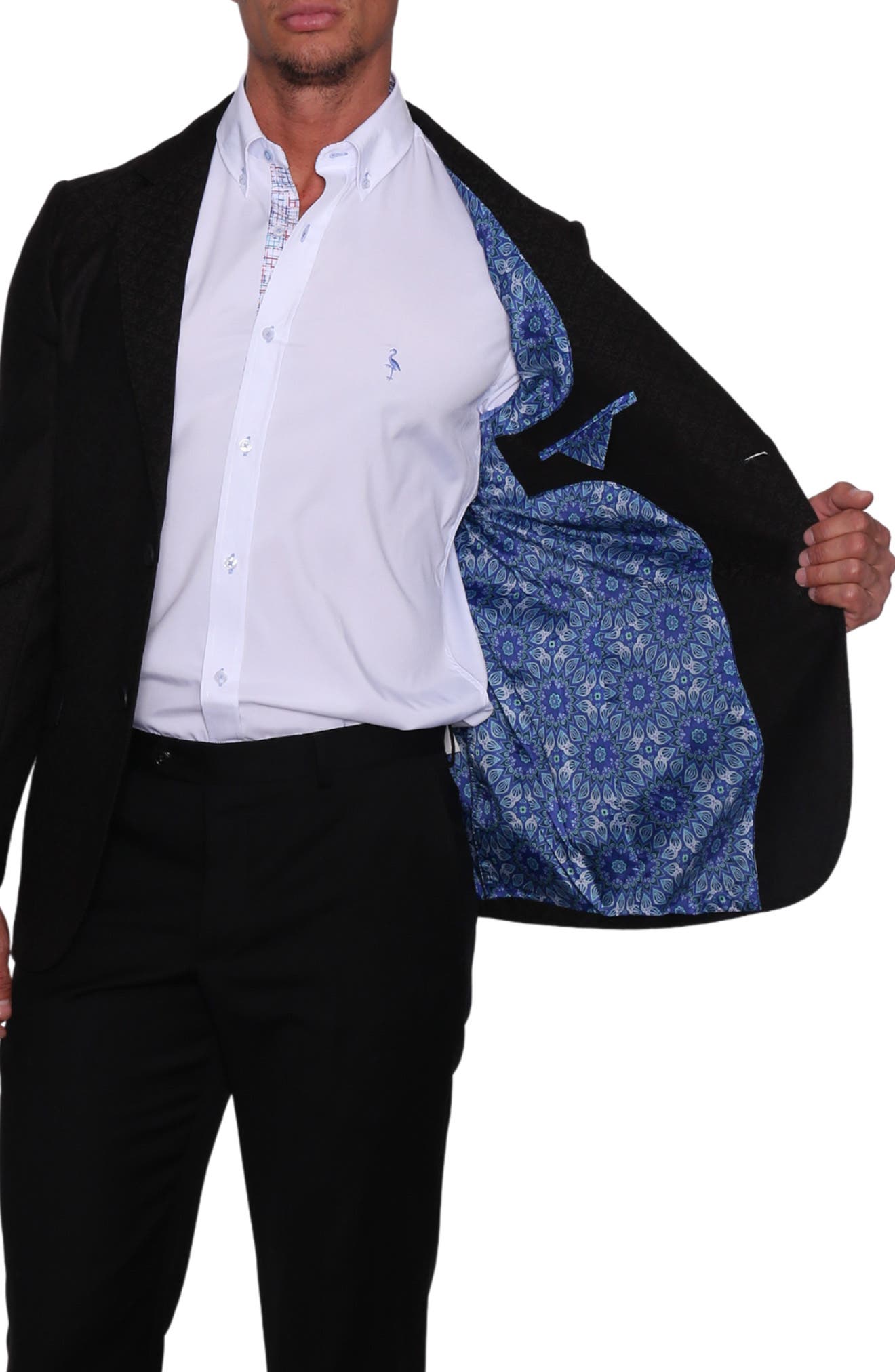 TailorByrd Black Jacquard Dinner Jacket | Nordstromrack