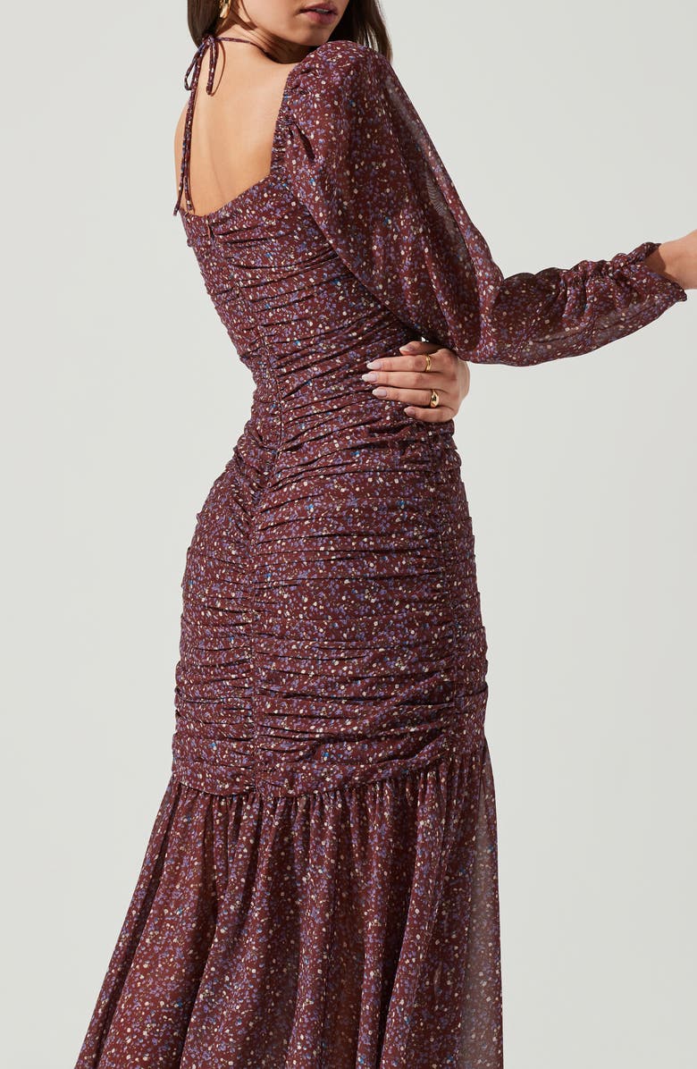 ASTR the Label Athena Floral Long Sleeve Maxi Dress | Nordstromrack