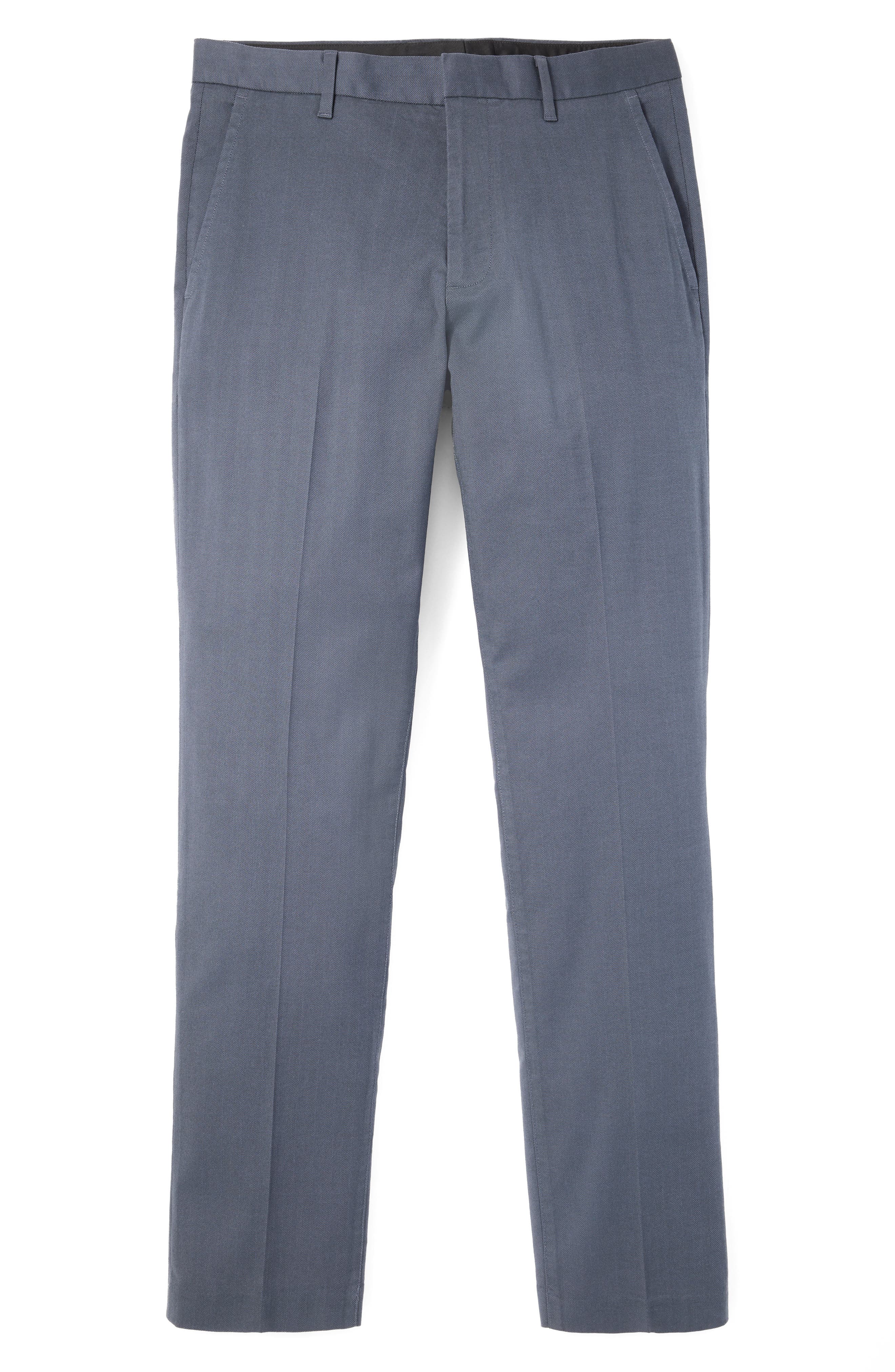 Bonobos Weekday Warrior Slim Fit Herringbone Dress Pants | Nordstromrack
