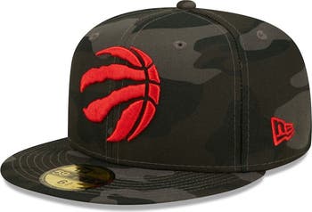 New Era Men's New Era Black Toronto Raptors Camo 59FIFTY Fitted Hat ...