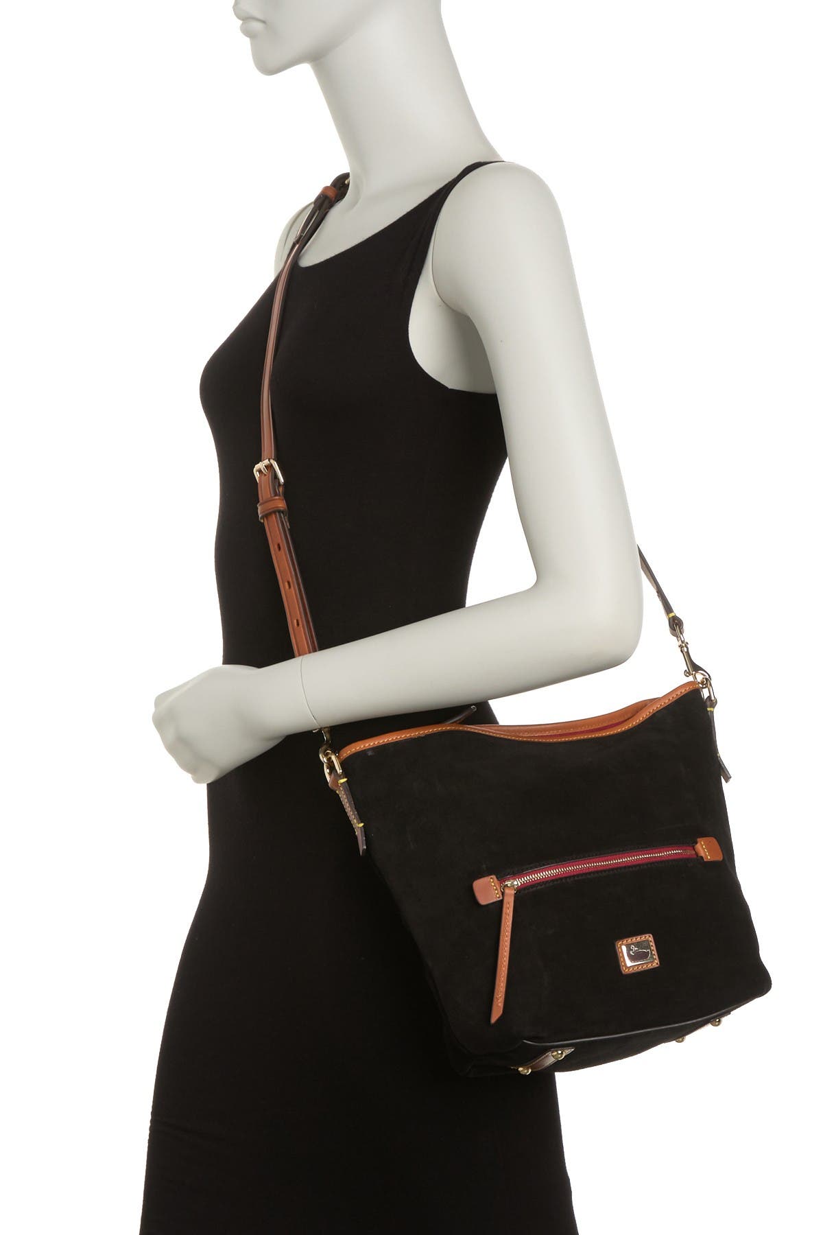 Dooney & Bourke Small Suede Hobo Crossbody Bag | Nordstromrack