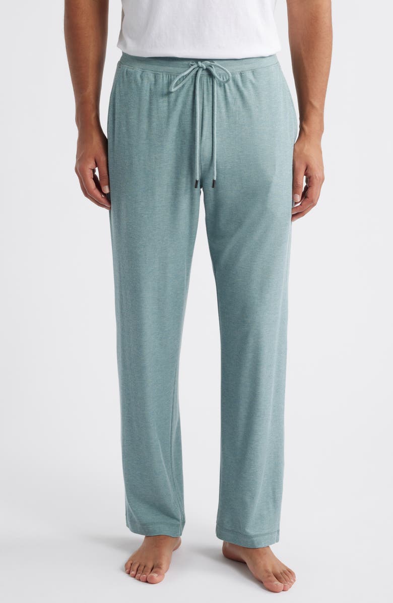 Daniel Buchler Ribbed Rayon Blend Drawstring Pajama Pants | Nordstromrack