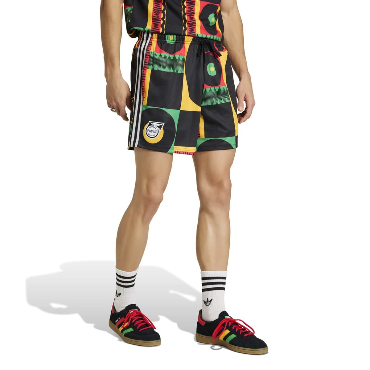 adidas Men's adidas Yellow Jamaica National Team Originals Shorts ...