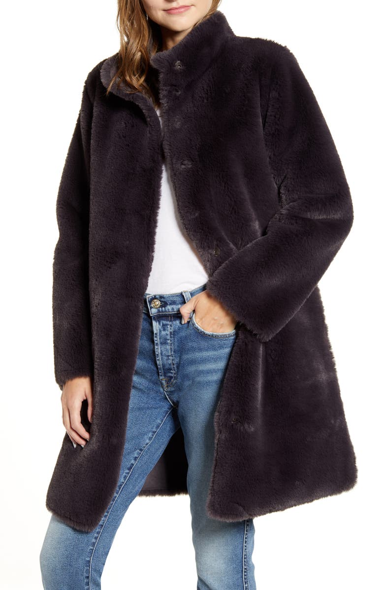 Velvet by Graham & Spencer Faux Fur Reversible Coat | Nordstromrack