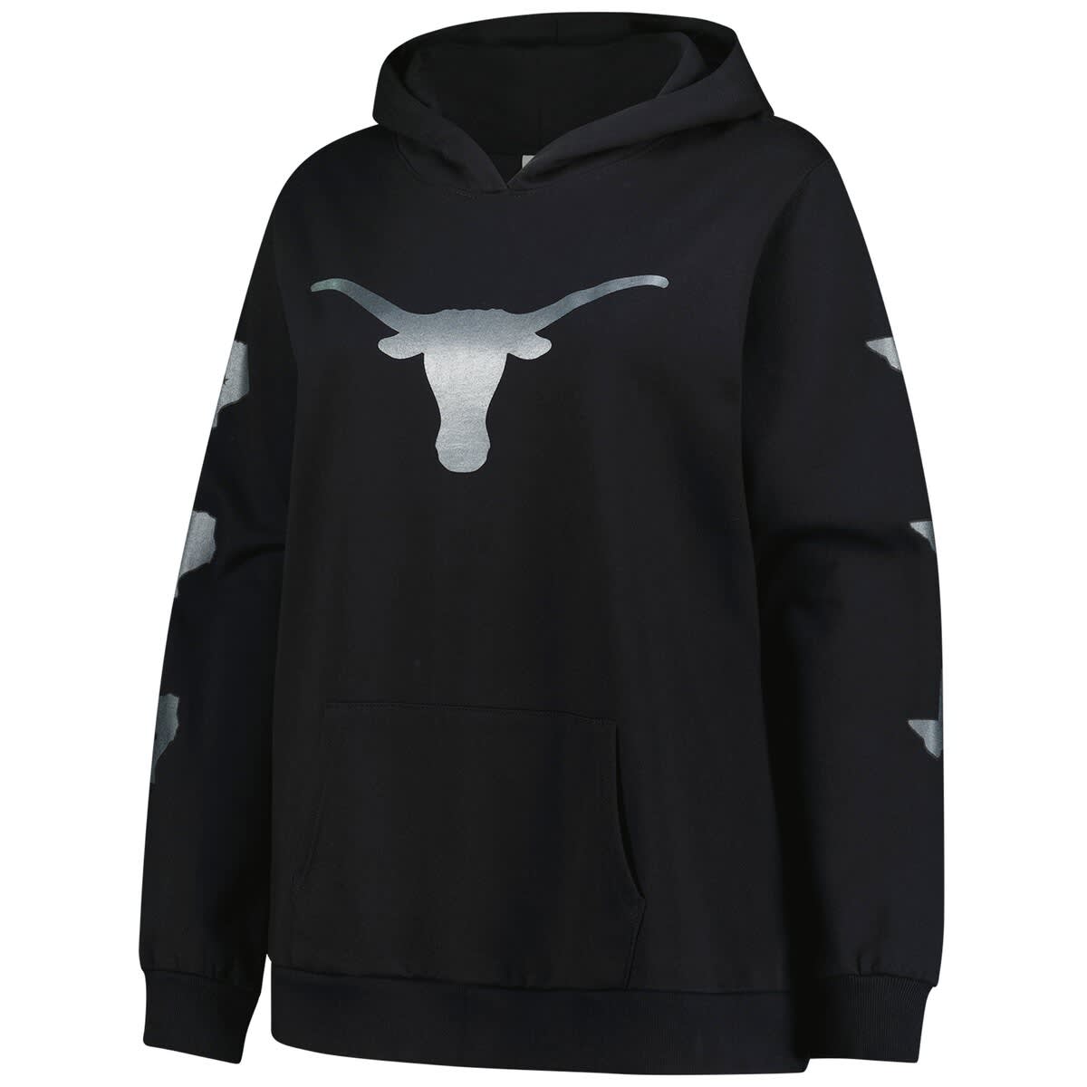 FANATICS Women's Fanatics Black Texas Longhorns Plus Size Sleeve Hit ...