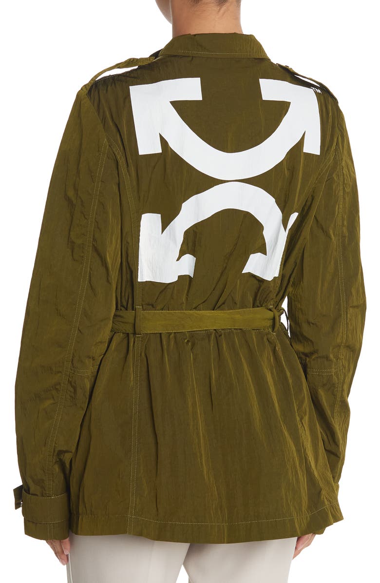 Off-White Nylon Field Military Green Jacket | Nordstromrack