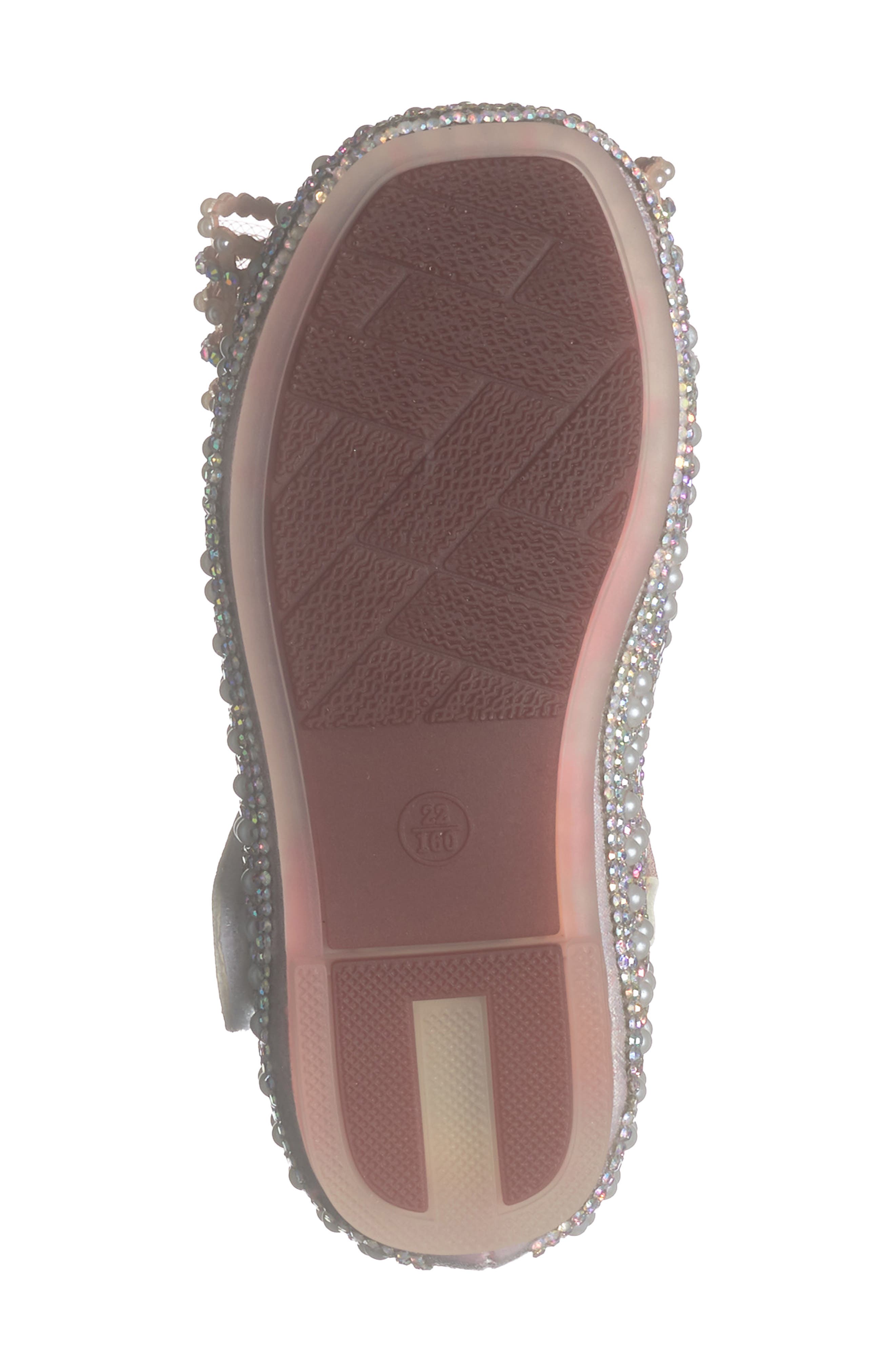 Doe A Dear Kids' Faux Pearl Embellished Mary Jane Flat | Nordstromrack