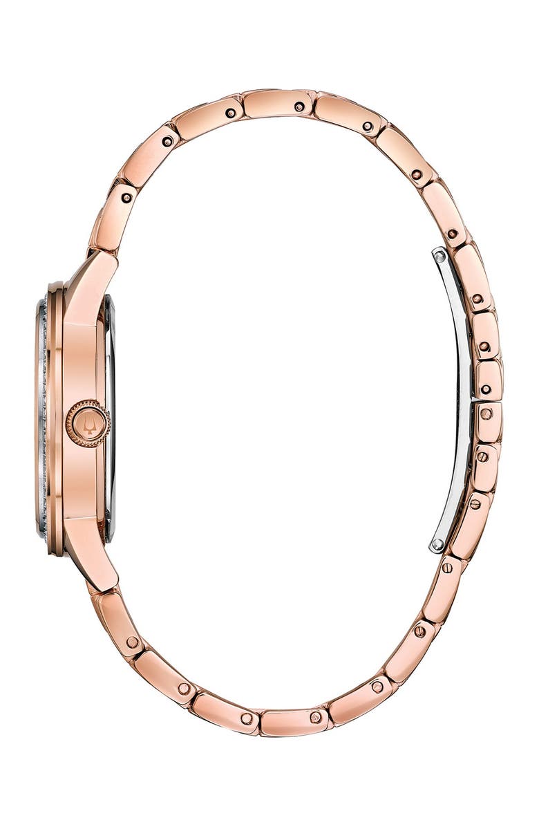 BULOVA Women's Turnstyle Crystal Accent Watch, 32.5mm | Nordstromrack