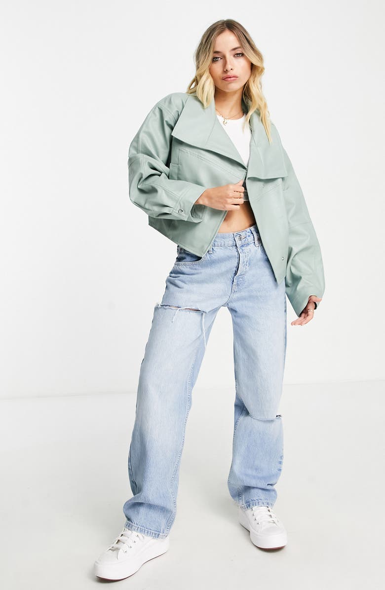 ASOS DESIGN Faux Leather Jacket | Nordstrom
