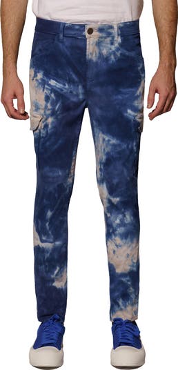 Monfrère Preston Slim Fit Tie Dye Cargo Jeans | Nordstromrack