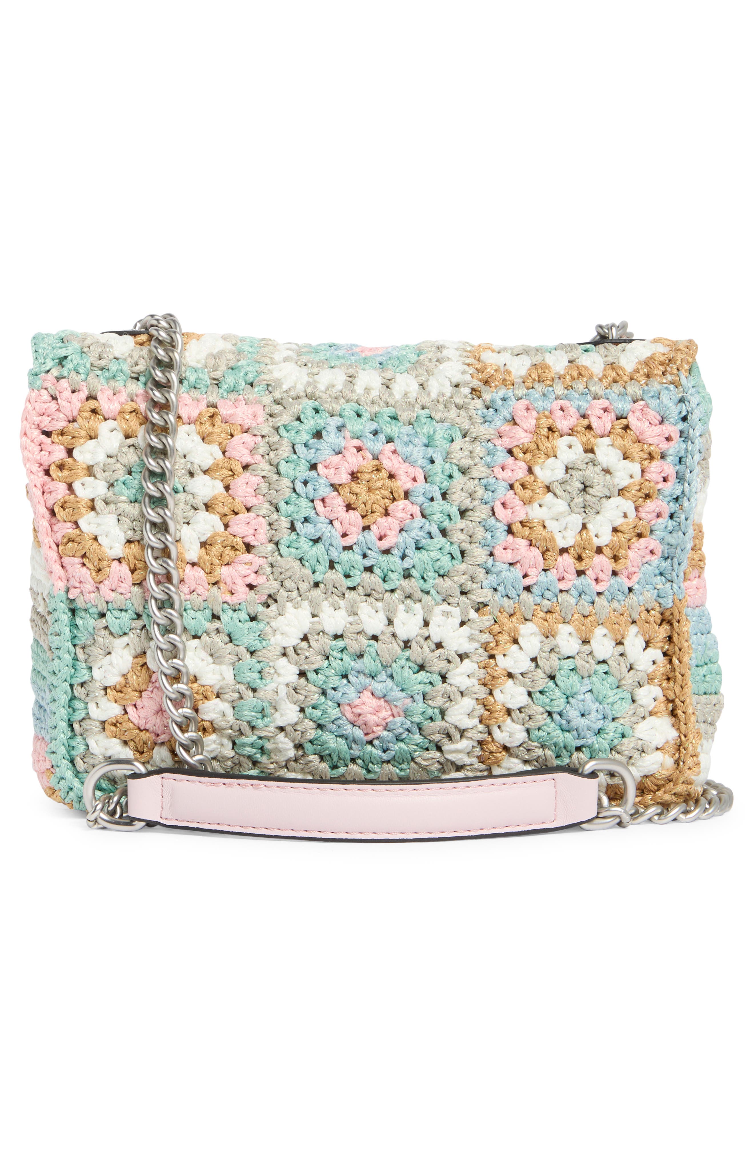 Kurt Geiger London Medium Kensington Crochet Convertible Crossbody Bag ...