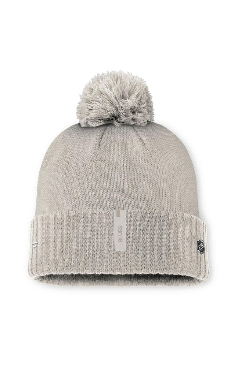 FANATICS Women's Fanatics Tan St. Louis Blues Authentic Pro Road Cuffed ...