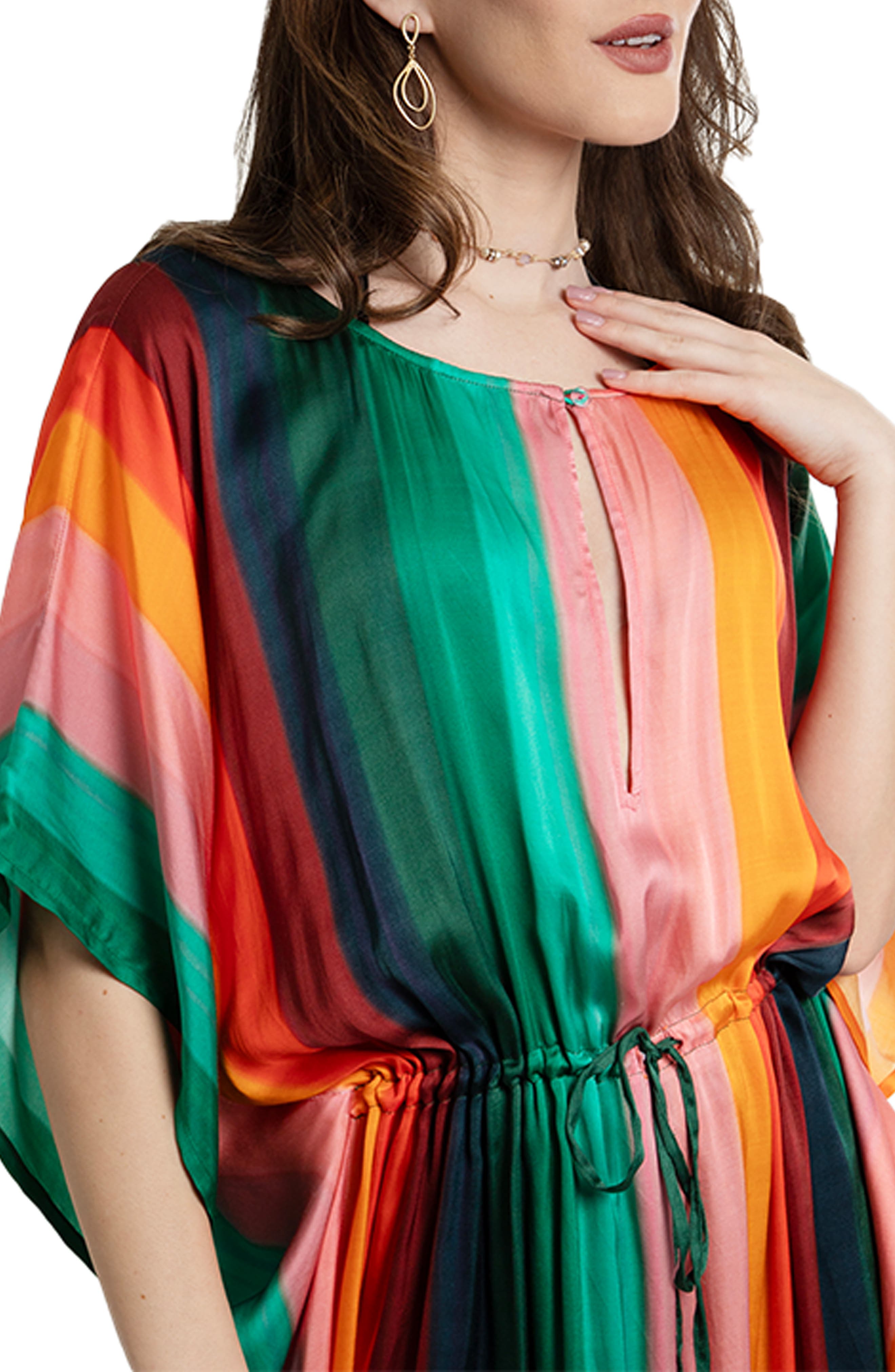 SAACHI Multicolor Stripe Caftan (Women) | Nordstromrack