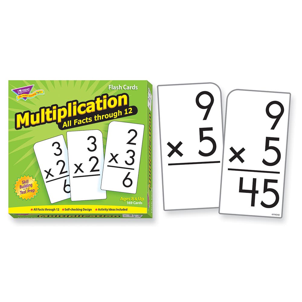 TREND enterprises, Inc. Multiplication Skill Drill Flash Cards Set Of ...
